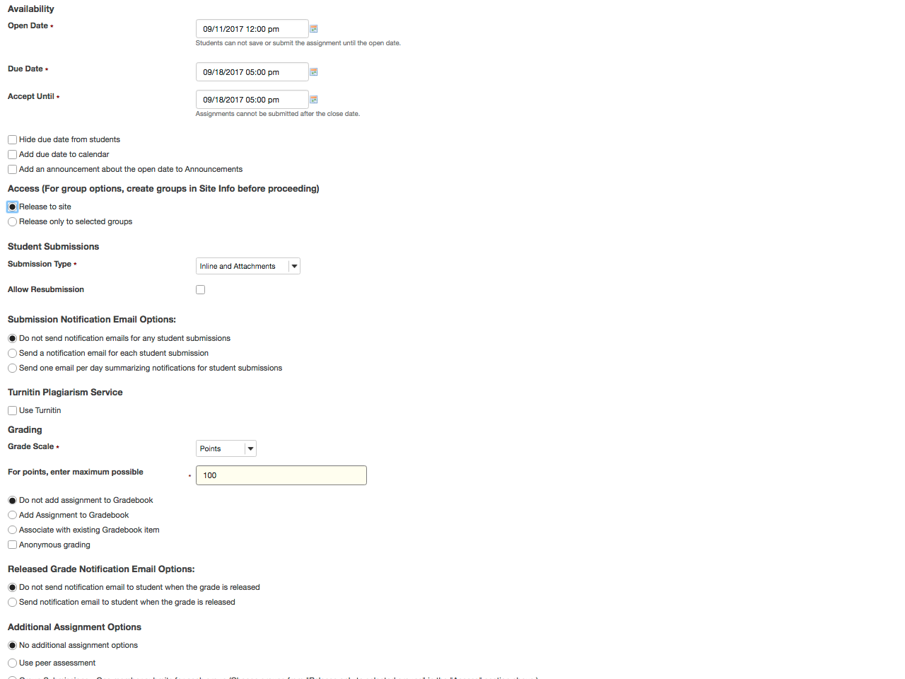 Edit or reorder assignments - OWL Help - Western University